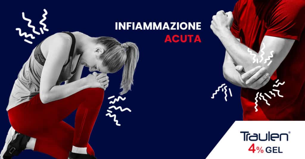 Infiammazione acuta e infiammazione cronica - Traulen 4% Gel